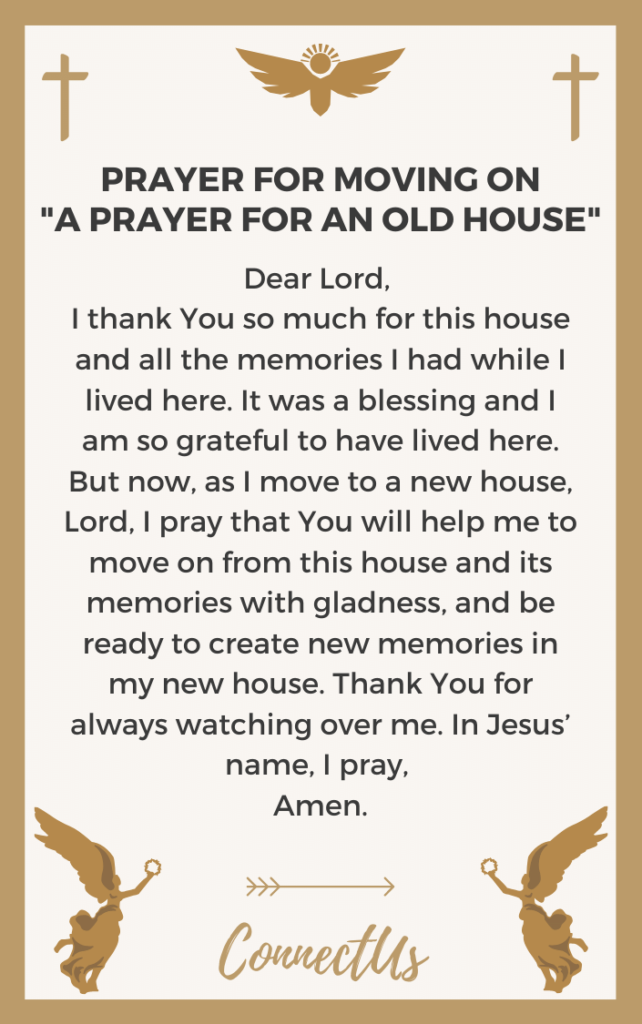 10 Powerful Prayers for Moving on and Letting Go – ConnectUS