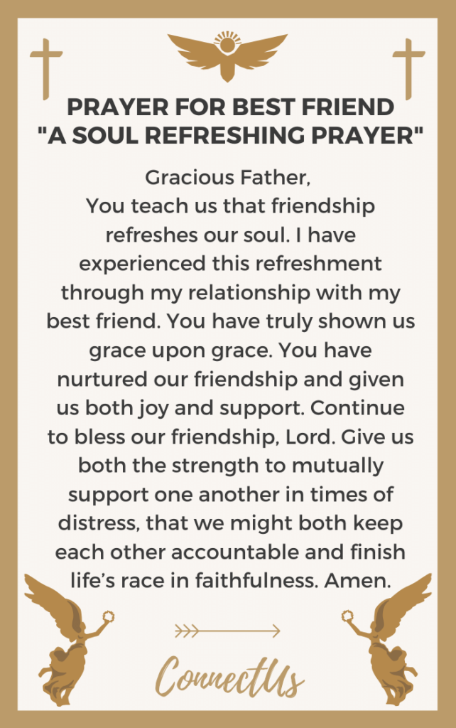 23 Uplifting Prayers for My Best Friend – ConnectUS