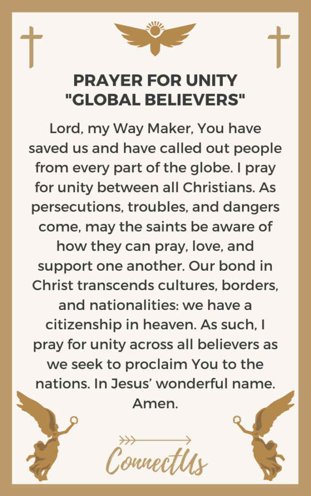 10 Powerful Prayers for Unity – ConnectUS
