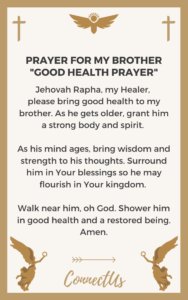 10 Powerful Prayers for My Brother – ConnectUS