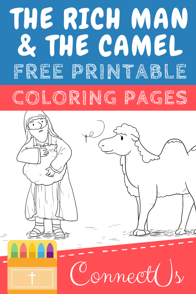 Jesus and the Rich Young Ruler Coloring Pages for Kids – ConnectUS