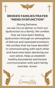 11 Powerful Prayers for Broken Families – ConnectUS
