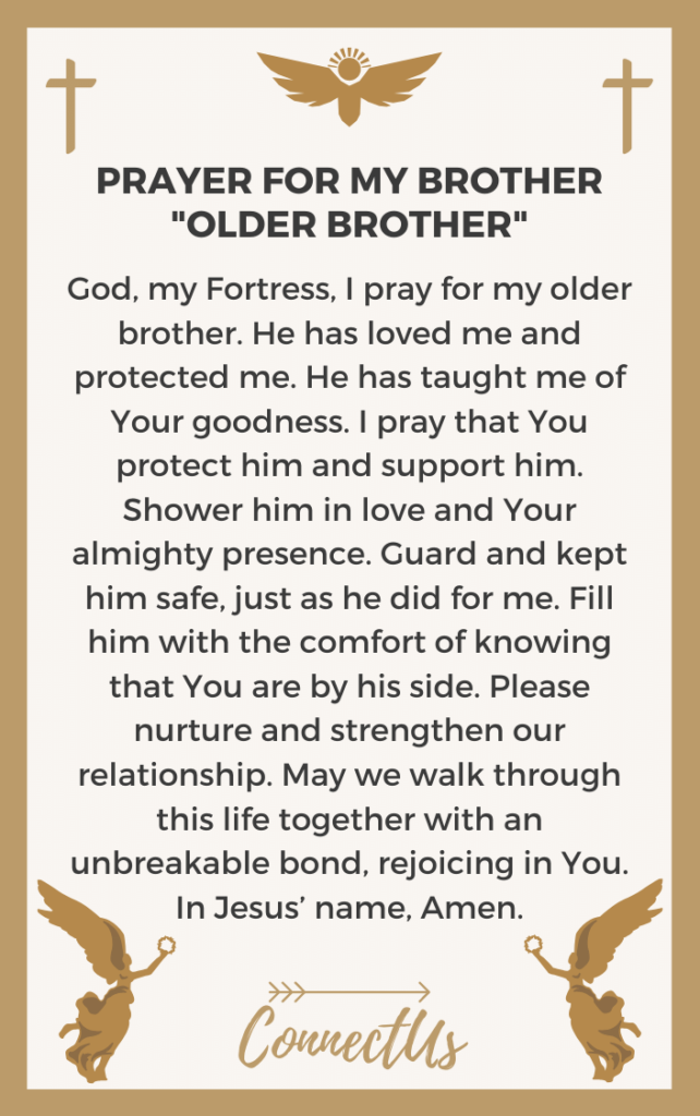 10 Powerful Prayers for My Brother – ConnectUS