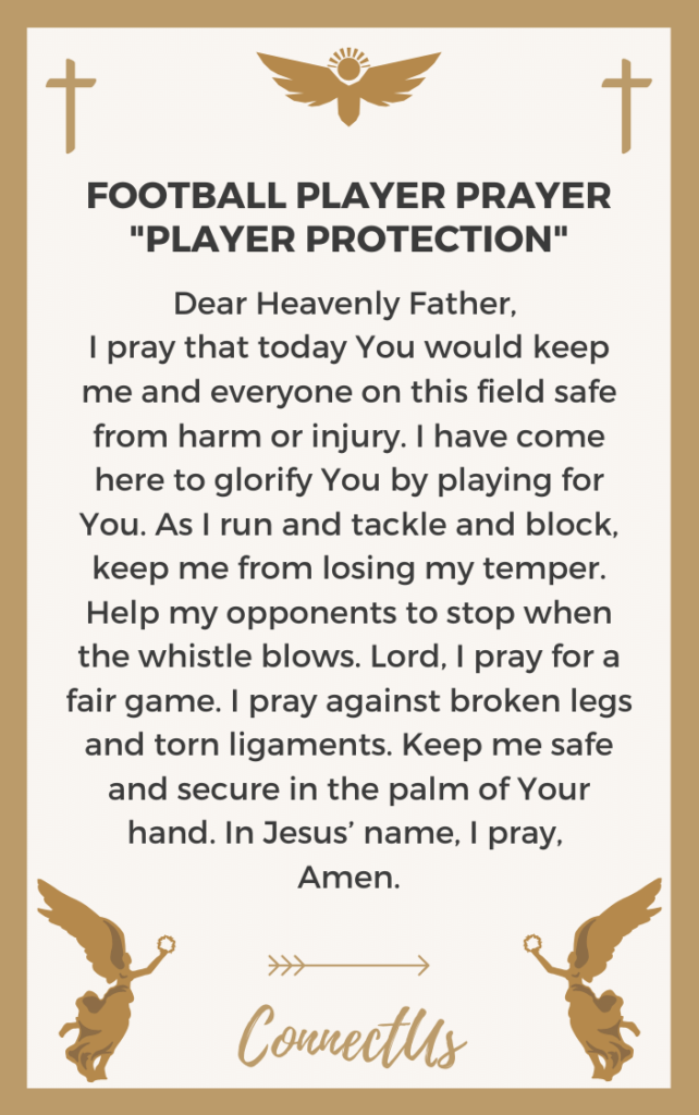 10 Powerful Prayers for Football Players – ConnectUS
