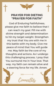 10 Powerful Prayers for Dieting – ConnectUS