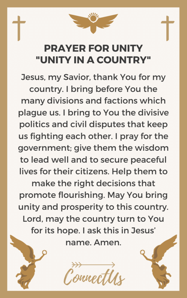 10 Powerful Prayers for Unity – ConnectUS