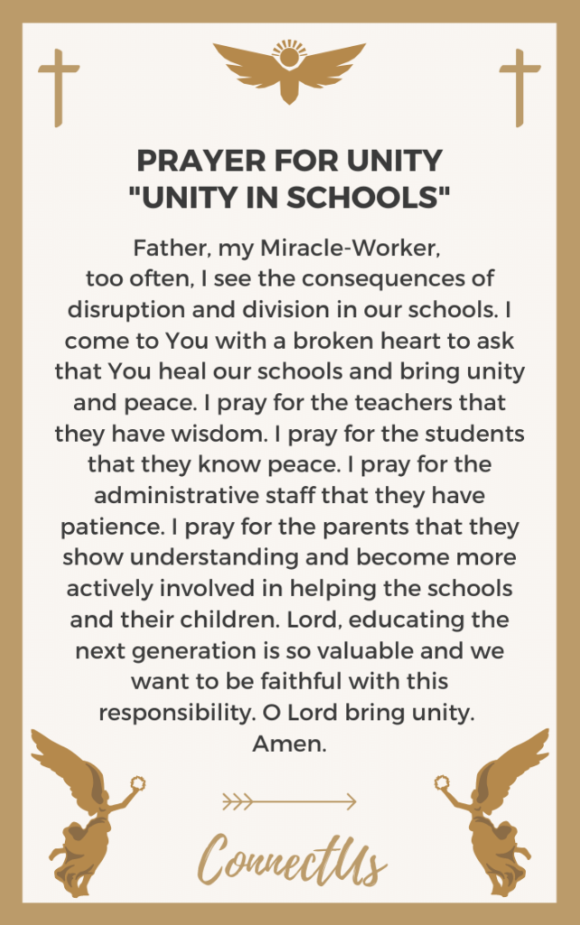 10 Powerful Prayers for Unity – ConnectUS