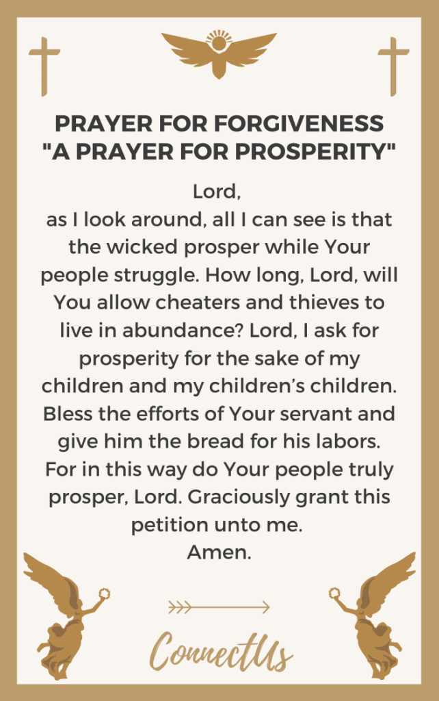 25 Strong Prayers for Forgiveness of Sins – ConnectUS