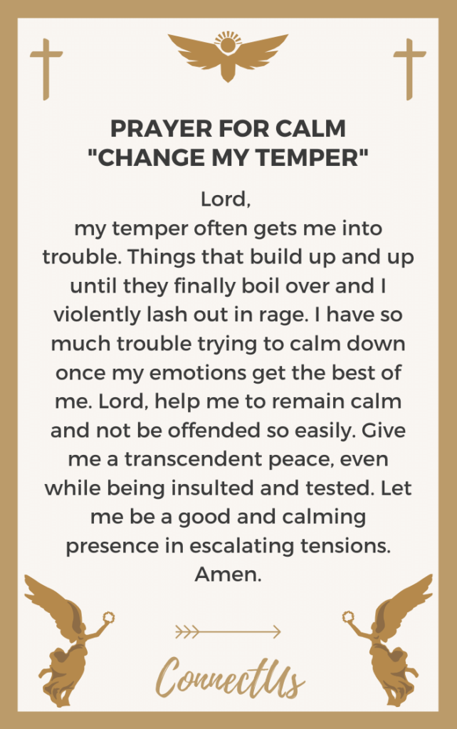 25 Powerful Prayers for Calm – ConnectUS