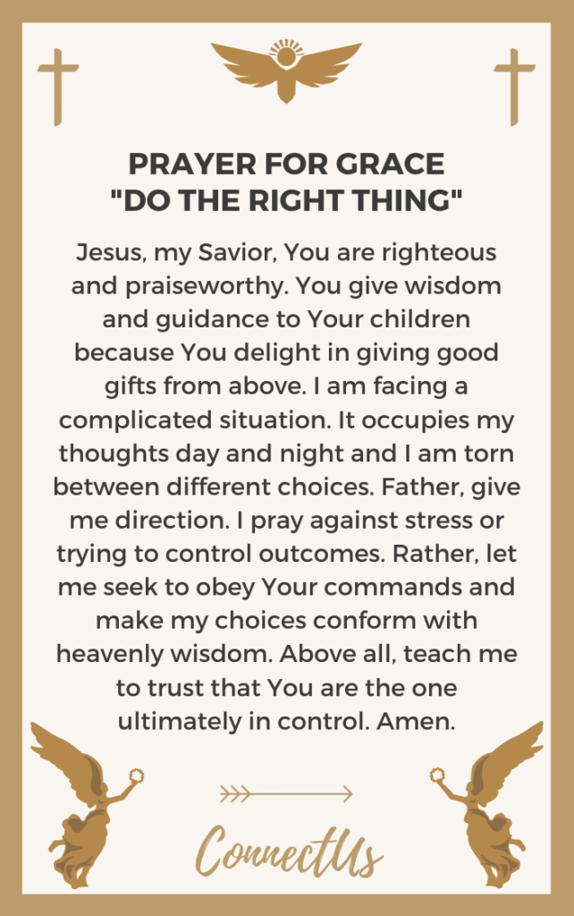 25 Powerful Prayers for Grace – ConnectUS