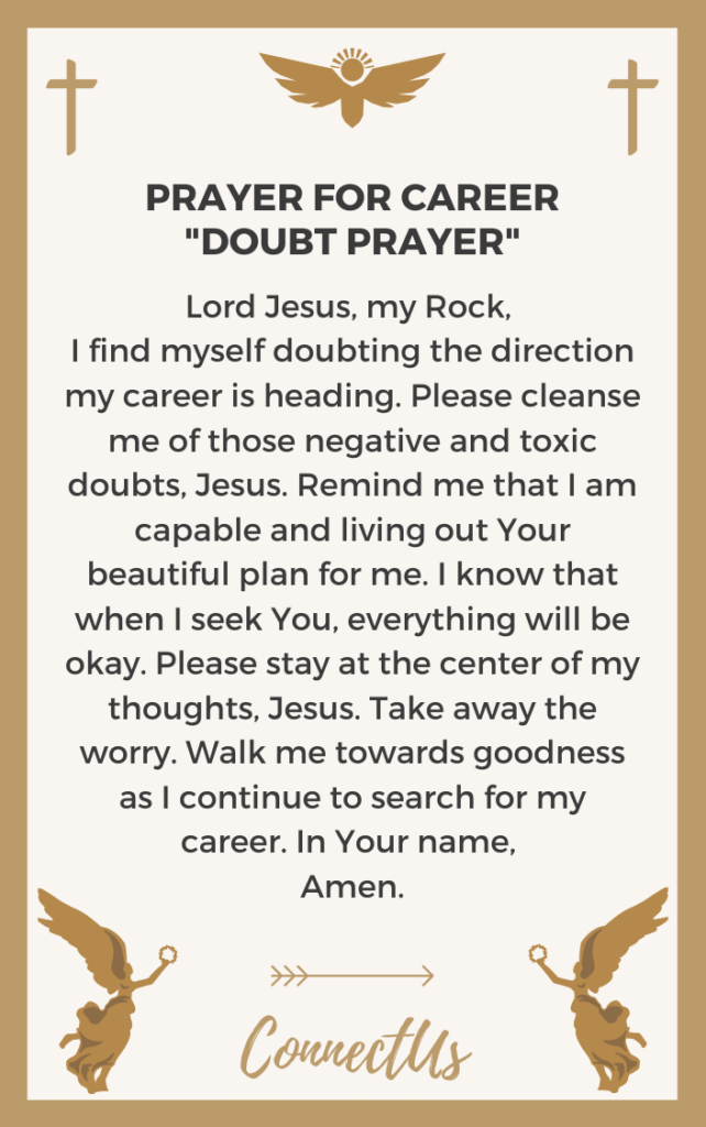 10 Inspirational Prayers for Career Guidance – ConnectUS