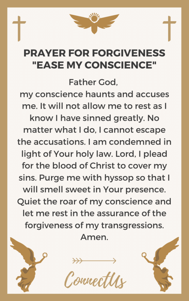 25 Strong Prayers for Forgiveness of Sins – ConnectUS