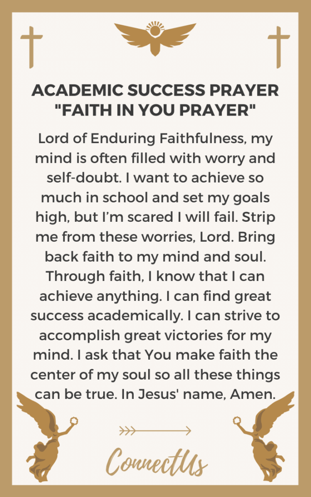 11 Powerful Prayers for Academic Success – ConnectUS