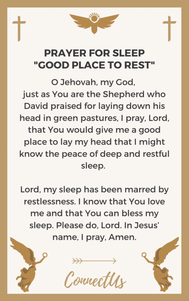 25 Powerful Prayers for Peaceful Sleep – ConnectUS