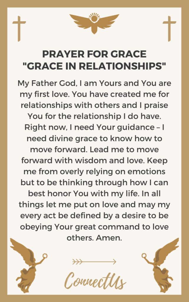 25 Powerful Prayers for Grace – ConnectUS