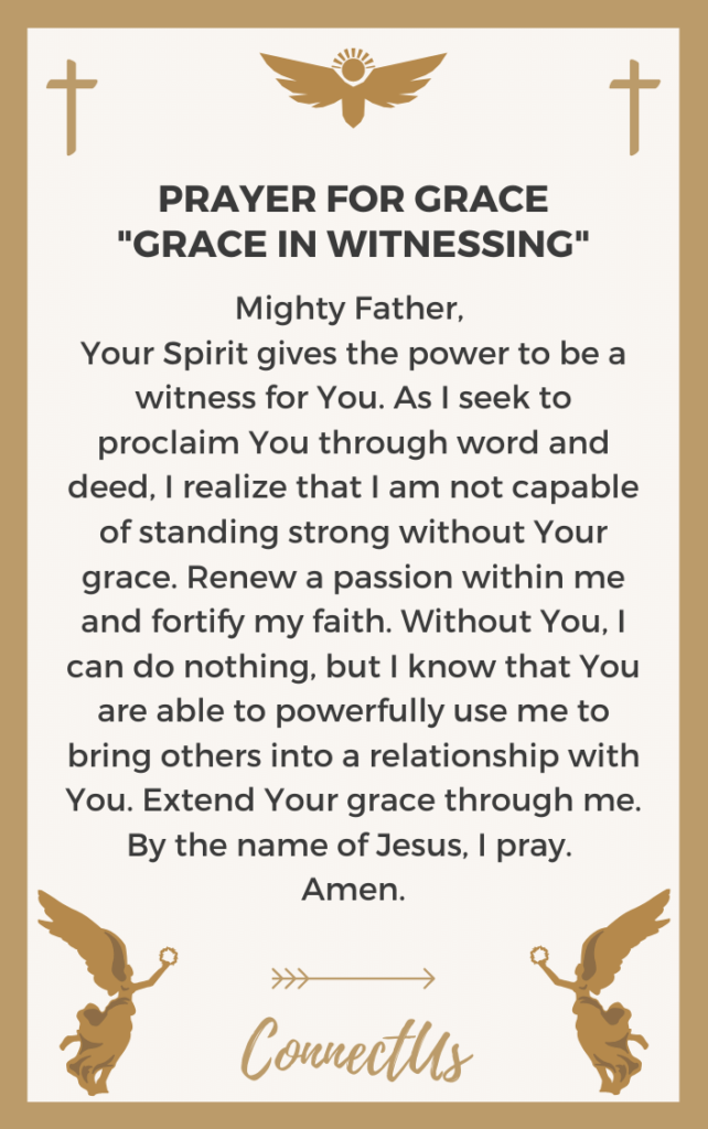 25 Powerful Prayers for Grace – ConnectUS