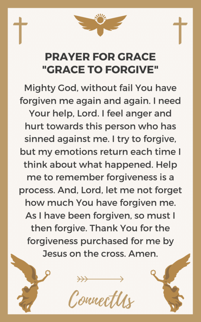 25 Powerful Prayers for Grace – ConnectUS
