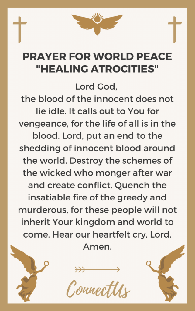 10 Powerful Prayers for World Peace – ConnectUS