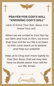 10 Powerful Prayers for God’s Will – ConnectUS