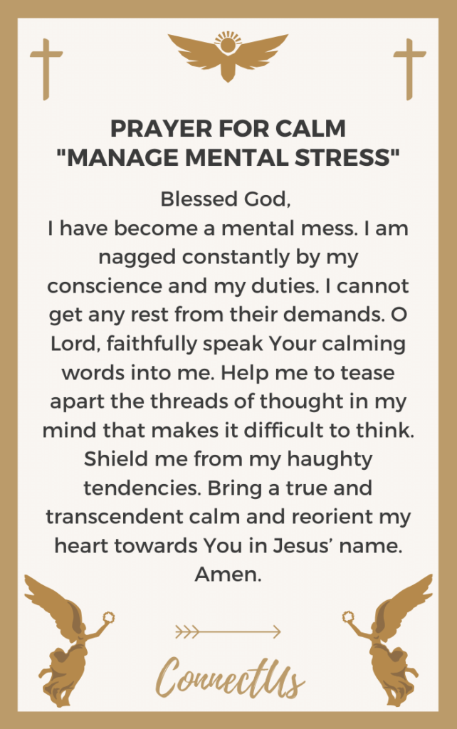 25 Powerful Prayers for Calm – ConnectUS