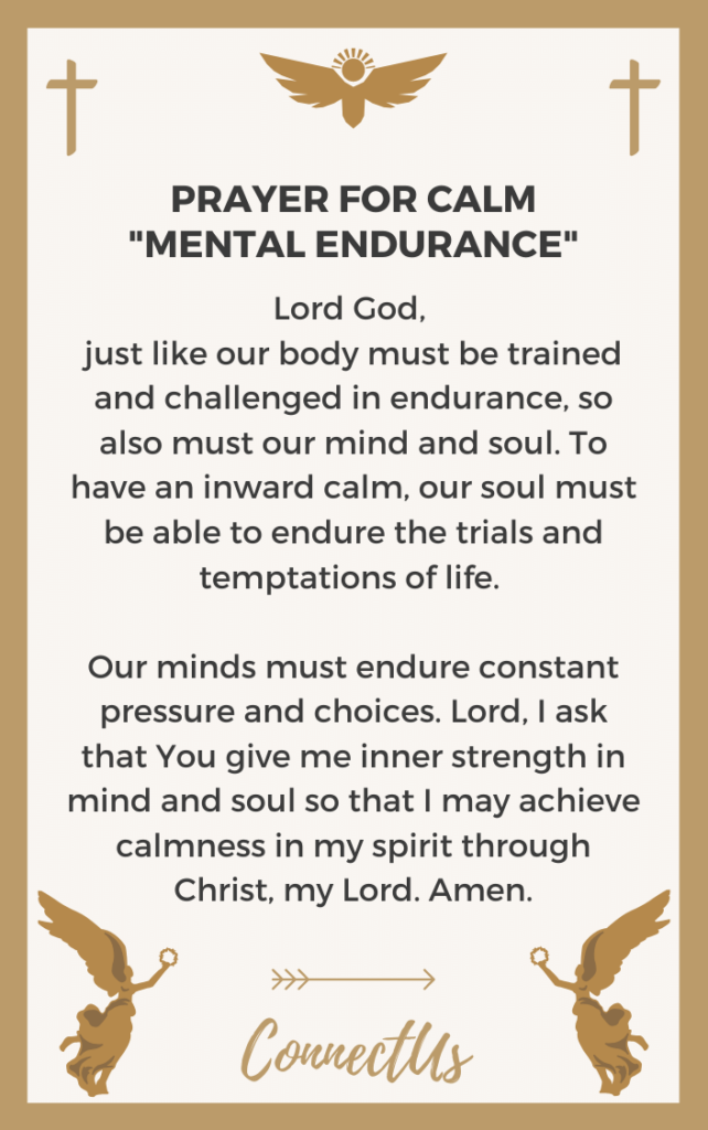 25 Powerful Prayers for Calm – ConnectUS