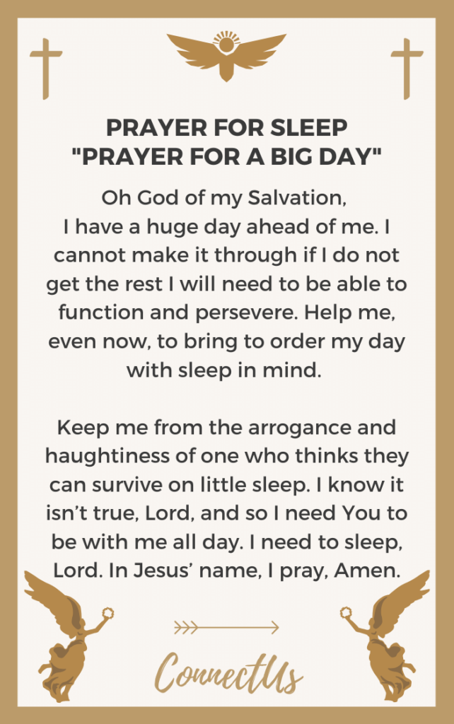 25 Powerful Prayers for Peaceful Sleep – ConnectUS