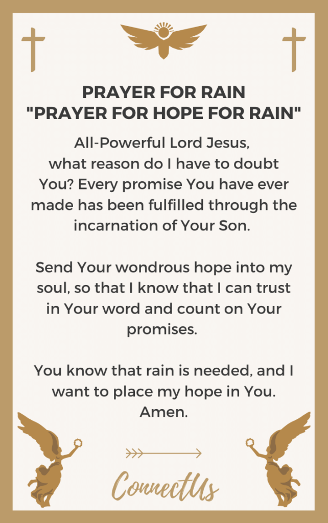 10 Powerful Prayers for Rain – ConnectUS