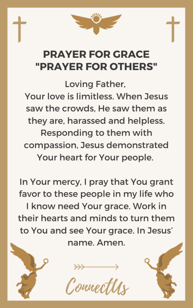 25 Powerful Prayers for Grace – ConnectUS