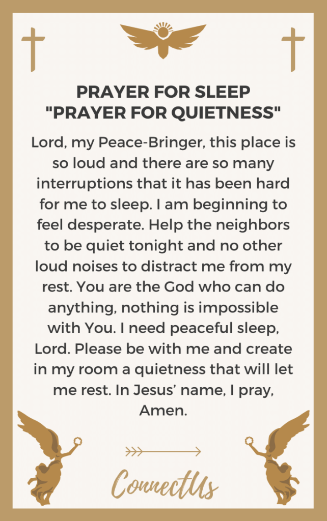 25 Powerful Prayers for Peaceful Sleep – ConnectUS