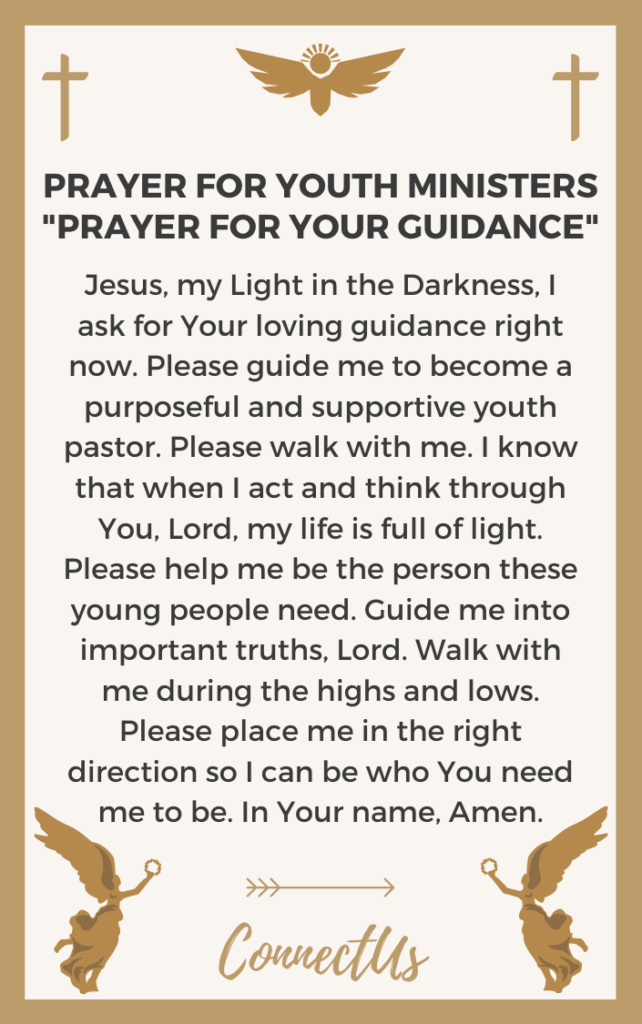 10 Powerful Prayers for Youth Ministers – ConnectUS