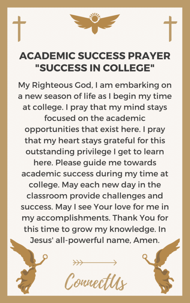 11 Powerful Prayers for Academic Success – ConnectUS
