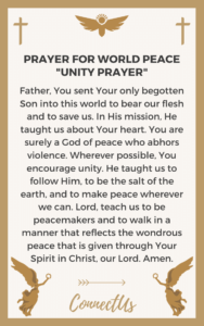 10 Powerful Prayers for World Peace – ConnectUS