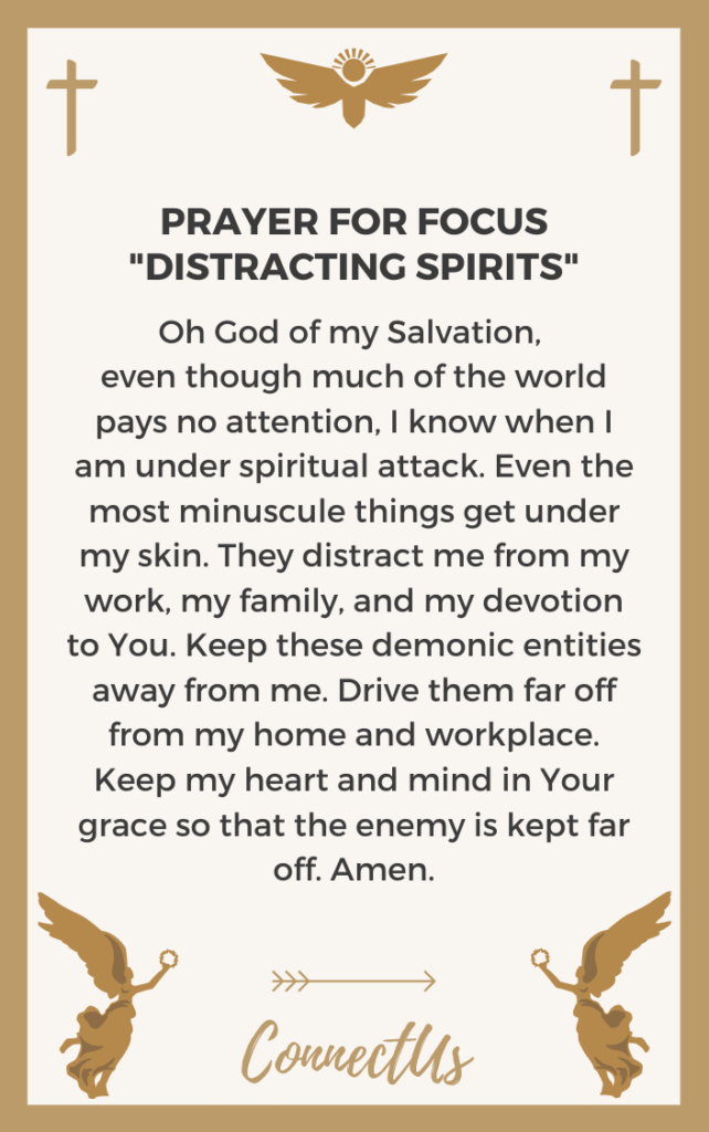 10 Strong Prayers for Focus – ConnectUS