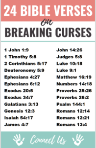 25 Most Powerful Bible Scriptures on Breaking Curses – ConnectUS