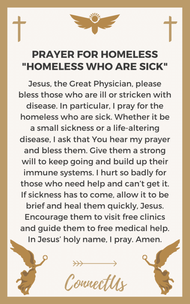 10 Powerful Prayers for Homeless – ConnectUS