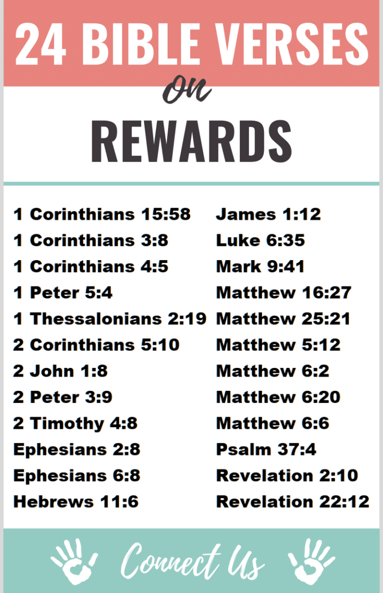 25 Best Bible Scriptures on Rewards – ConnectUS